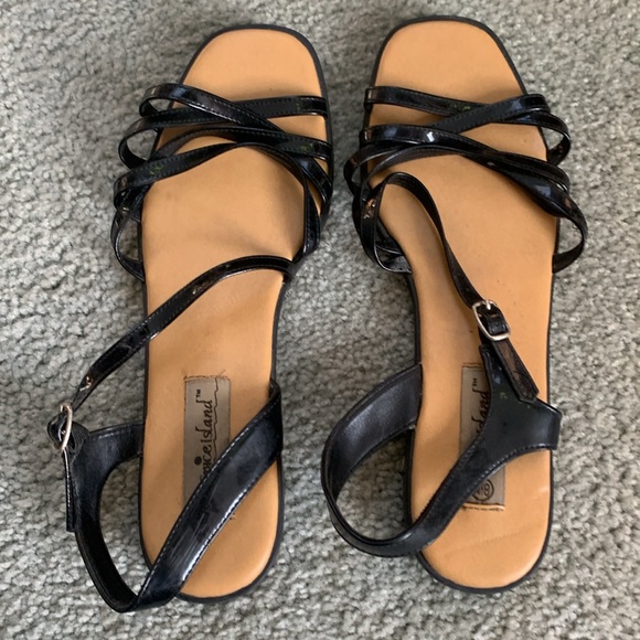 Spice Island | Shoes | For 20river Island Black Strappy Sandals | Poshmark